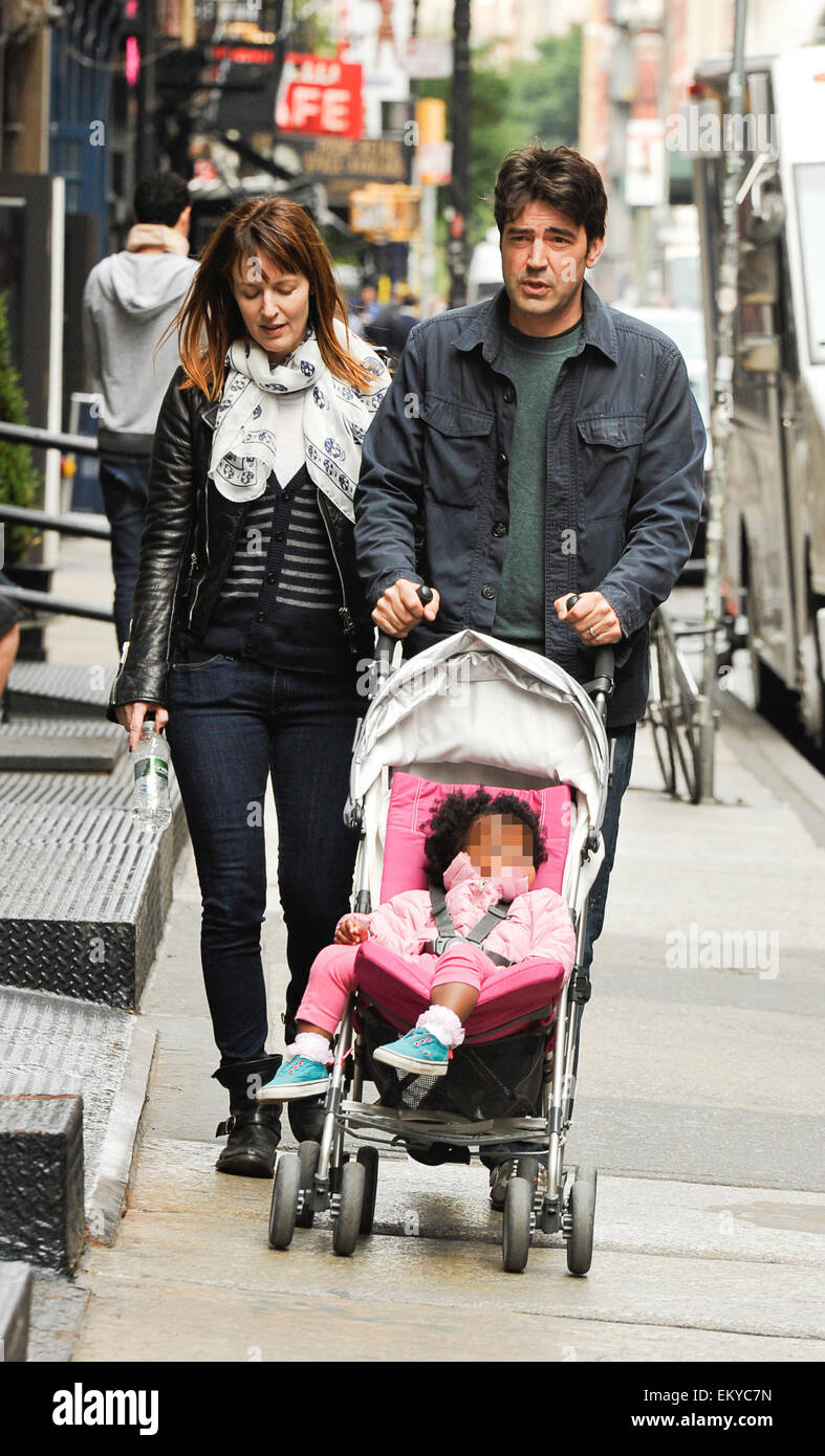 'Office Space' actor Ron Livingston spotted out in Soho with his wife ...