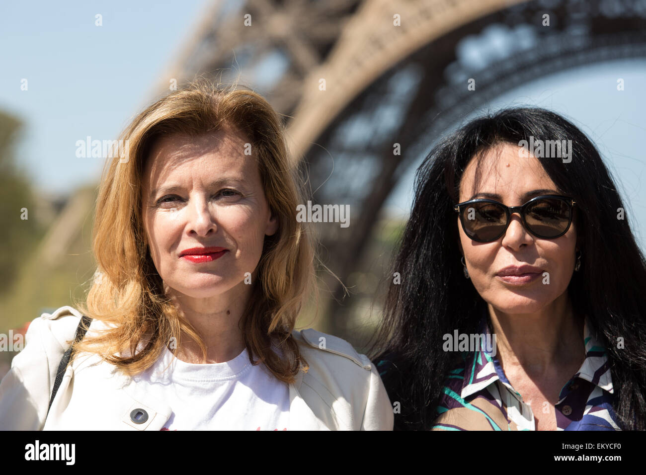 Paris, France. 14th Apr, 2015. Former French first lady Valerie ...
