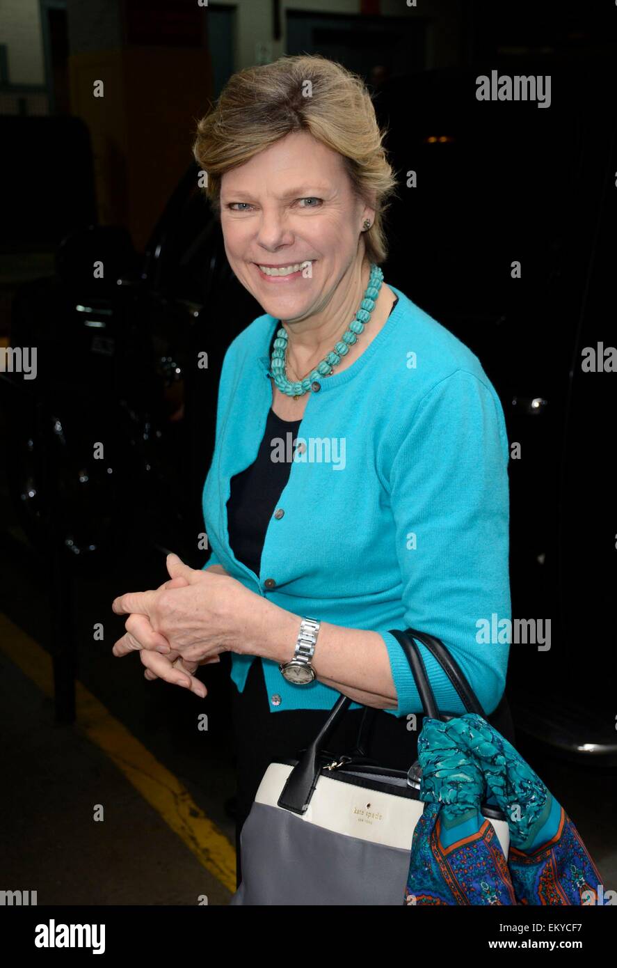New York, NY, USA. 14th Apr, 2015. Cokie Roberts out and about for ...