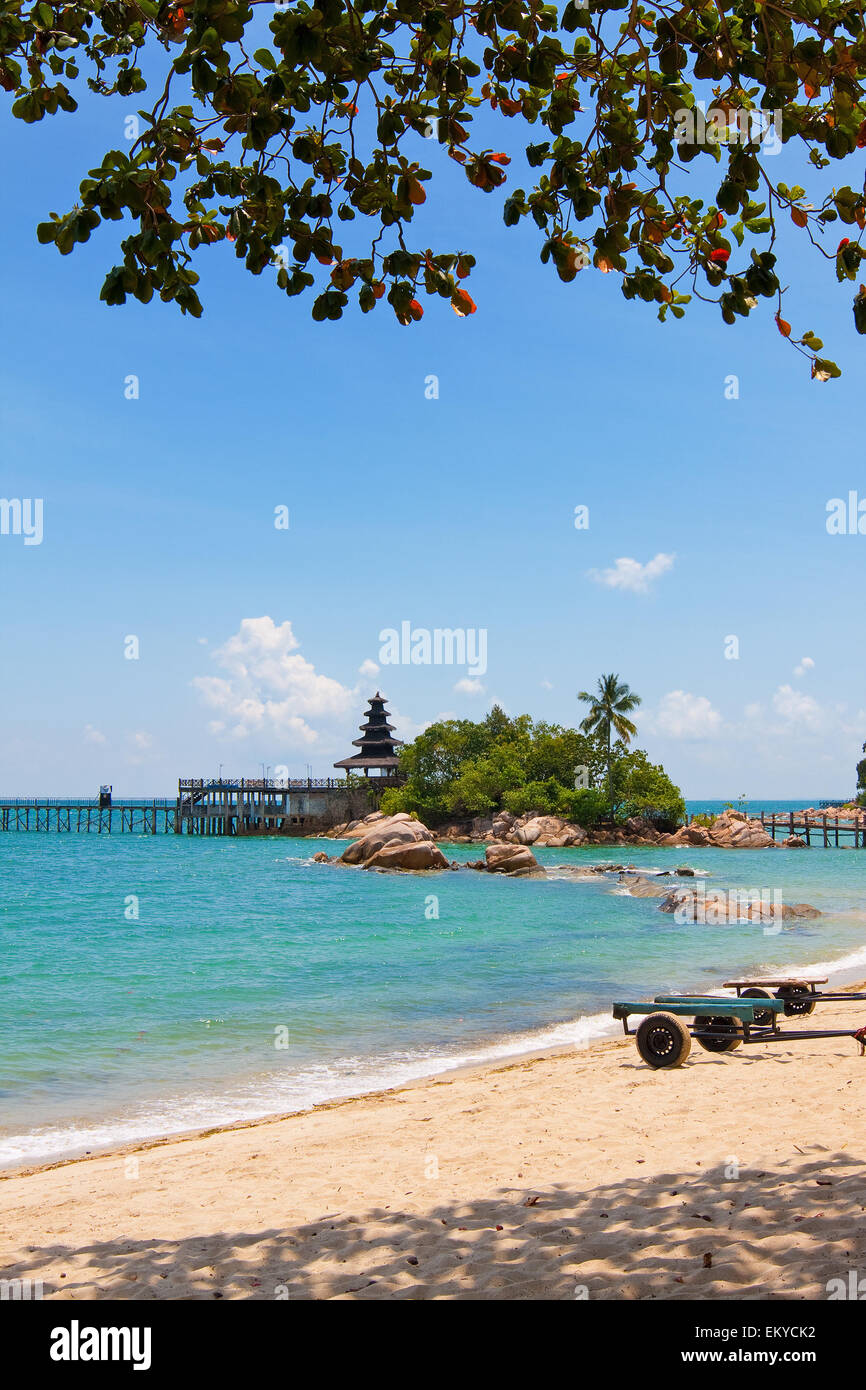 Beautiful tropical resort by the sea Stock Photo - Alamy