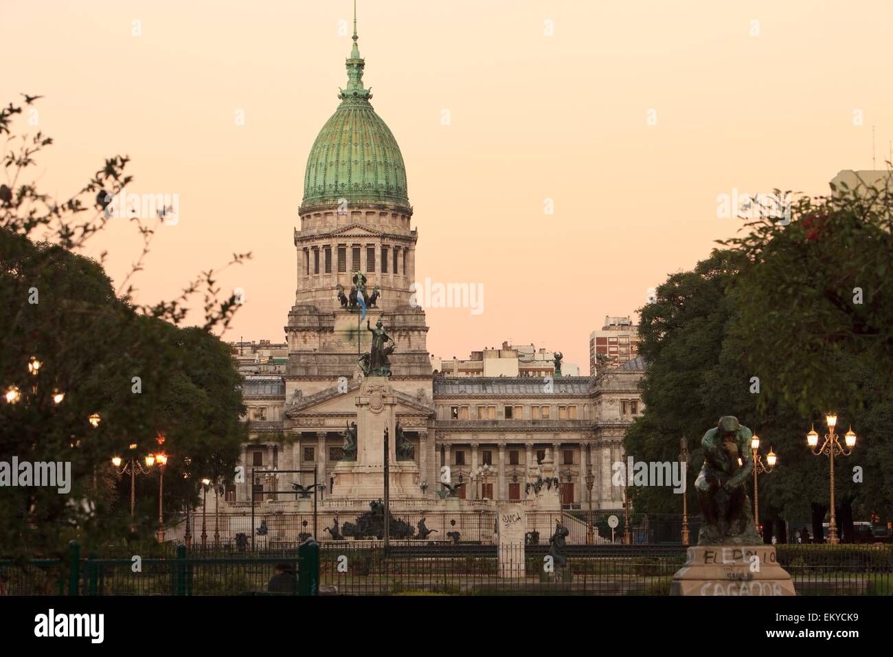 Buenos Aires, Argentina; Congreso, A Greco-Roman Style Building Stock ...