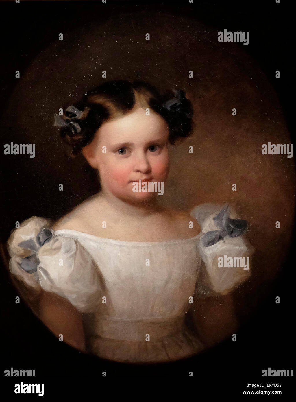 Georgianna Frances Adams 1835 Asher B Durand Stock Photo - Alamy