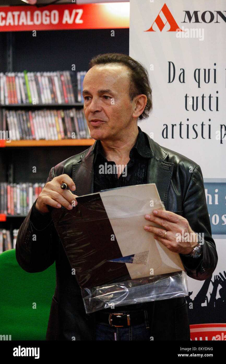 Turin, Italy. 14th Apr, 2015. The Italian singer Dodi Battaglia ...