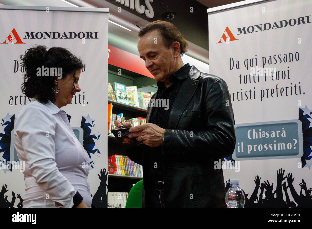 Turin, Italy. 14th Apr, 2015. The Italian singer Dodi Battaglia ...