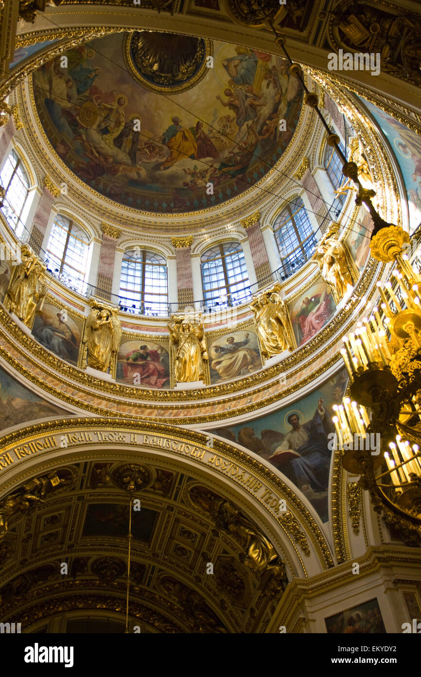 magnificent decoration of the Orthodox Church Stock Photo - Alamy