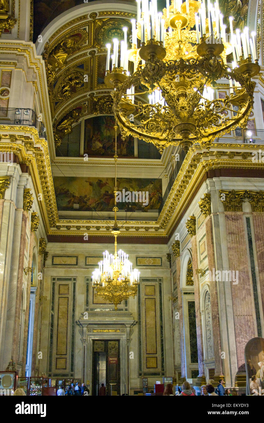 magnificent decoration of the Orthodox Church Stock Photo - Alamy