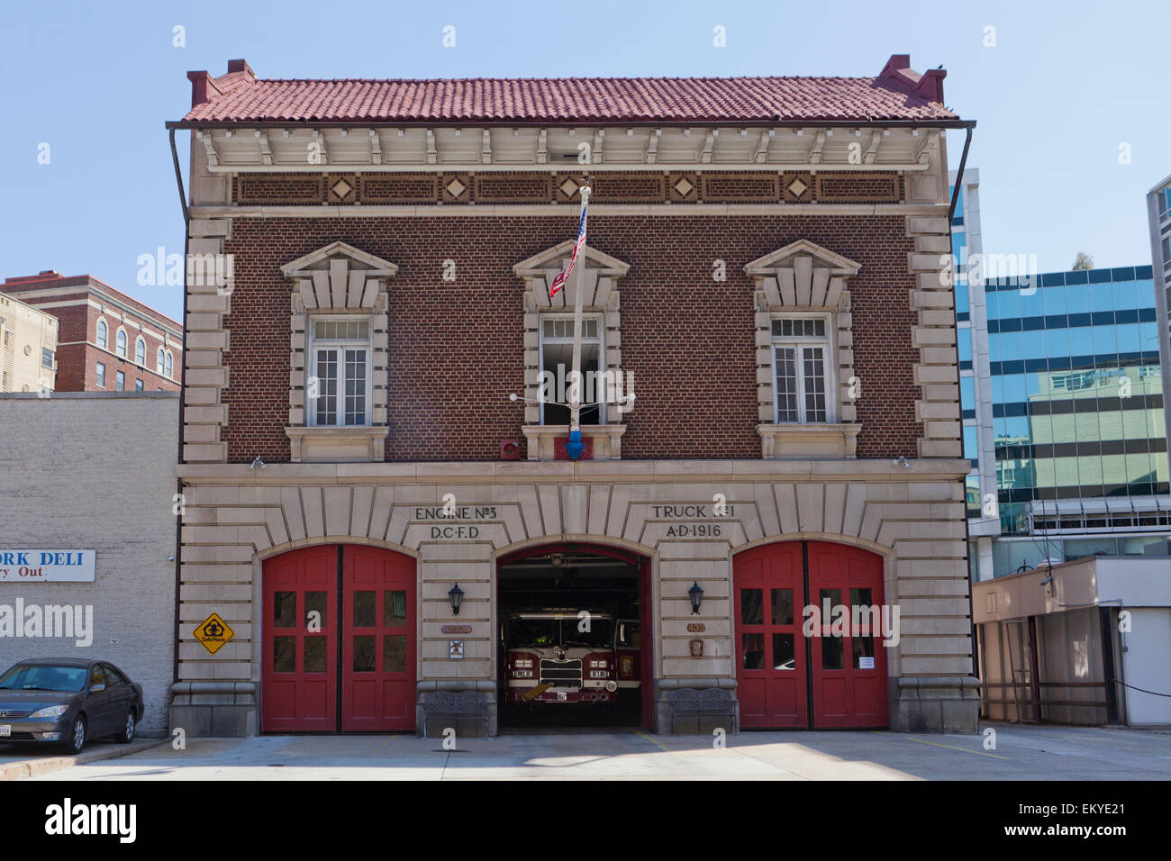 Fire engine company 3 - Washington, DC USA Stock Photo - Alamy