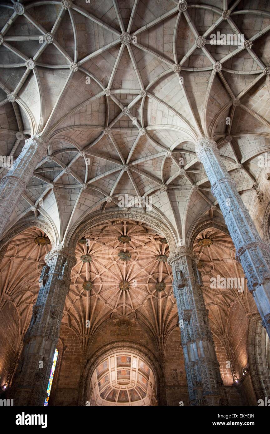Delicate Pillars Of The Vault (Museu Nacional De Arqueologia); Lisbon ...