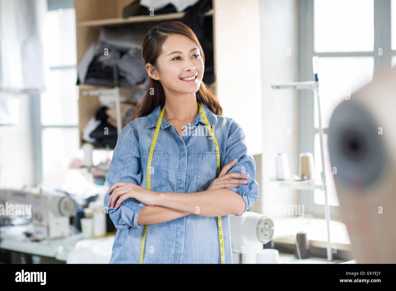 Female fashion designer Stock Photo - Alamy