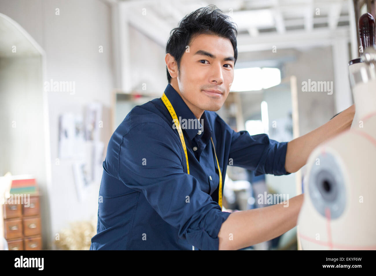 Side view male designer hi-res stock photography and images - Alamy
