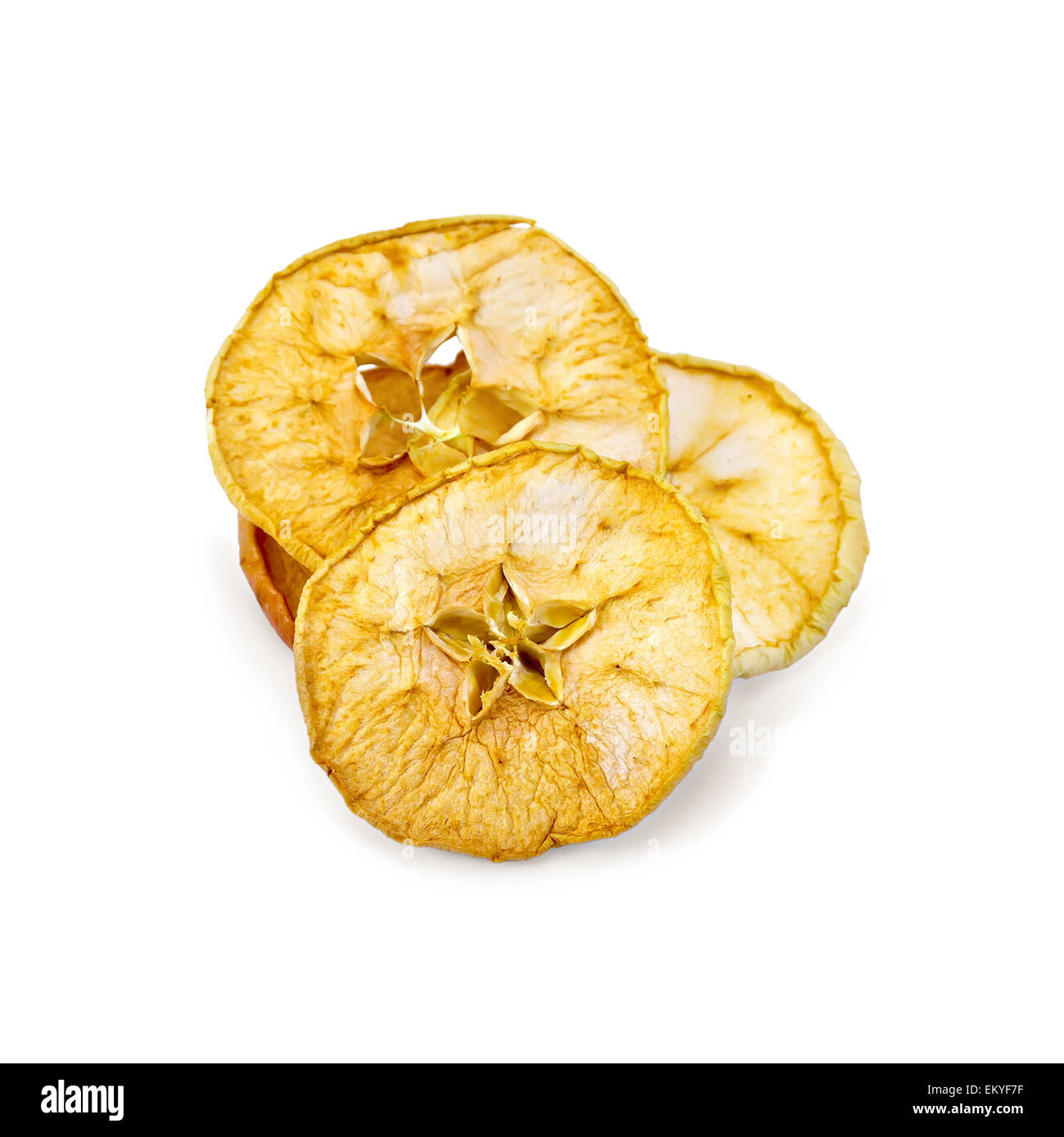 Apple dried with pithy Stock Photo - Alamy