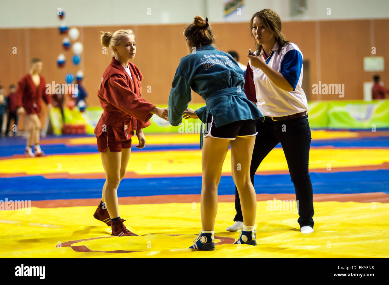 Orenburg Sambo Championship on the 75-th anniversary of Russian Sambo ...