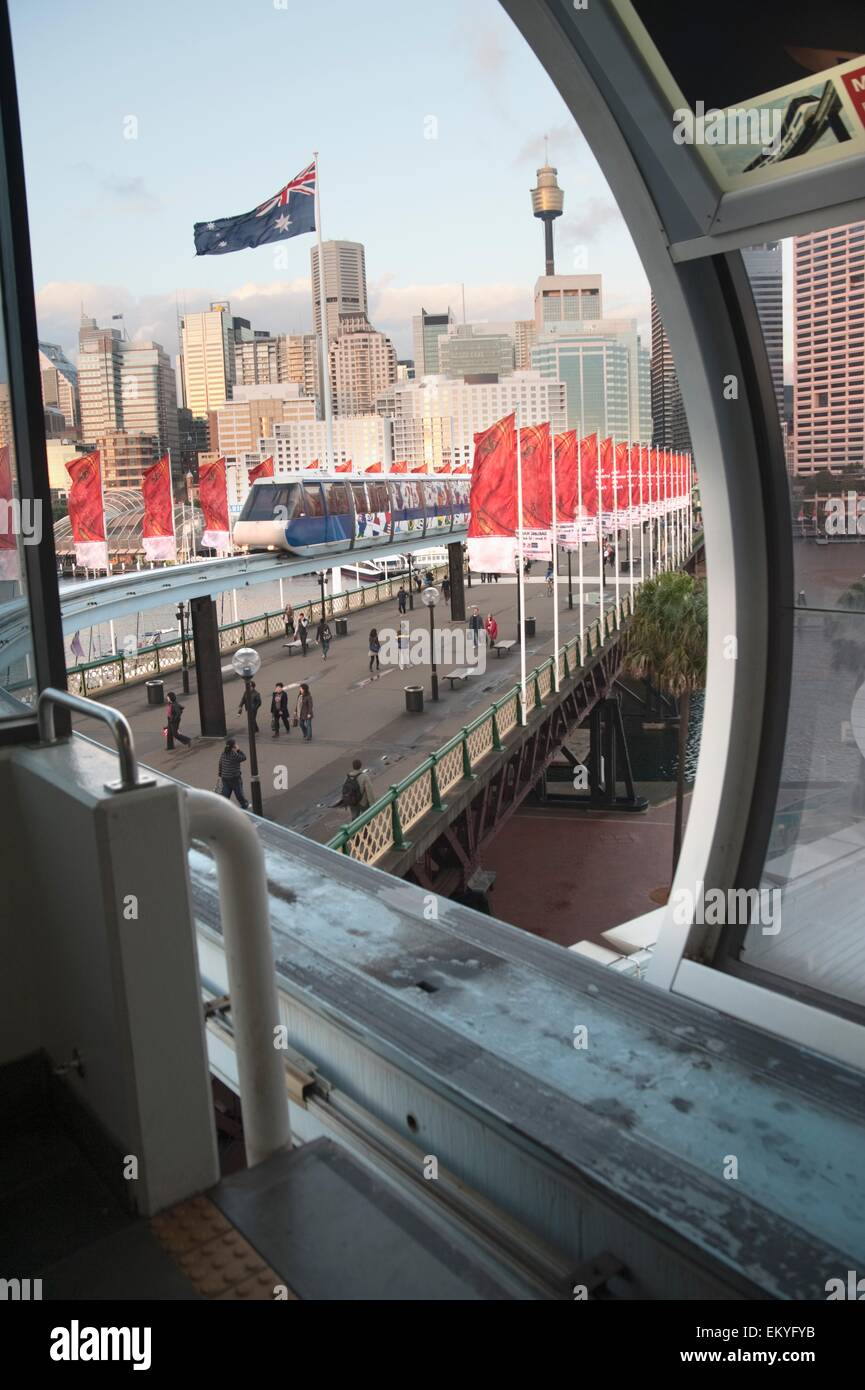 Sydney monorail metro monorail hi-res stock photography and images - Alamy