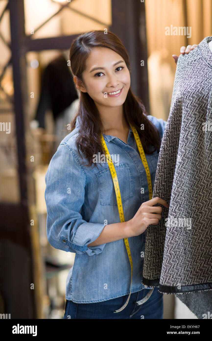 Female fashion designer Stock Photo - Alamy