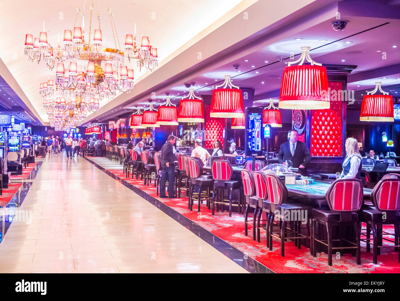 The Cromwell Hotel casino interior in Las Vegas Stock Photo - Alamy
