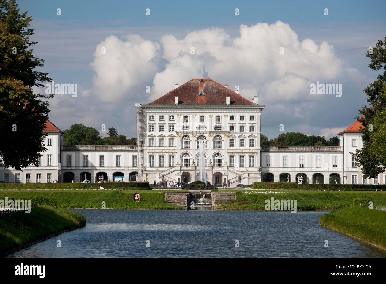 White Castle And A Canal; Munich, Germany Stock Photo - Alamy