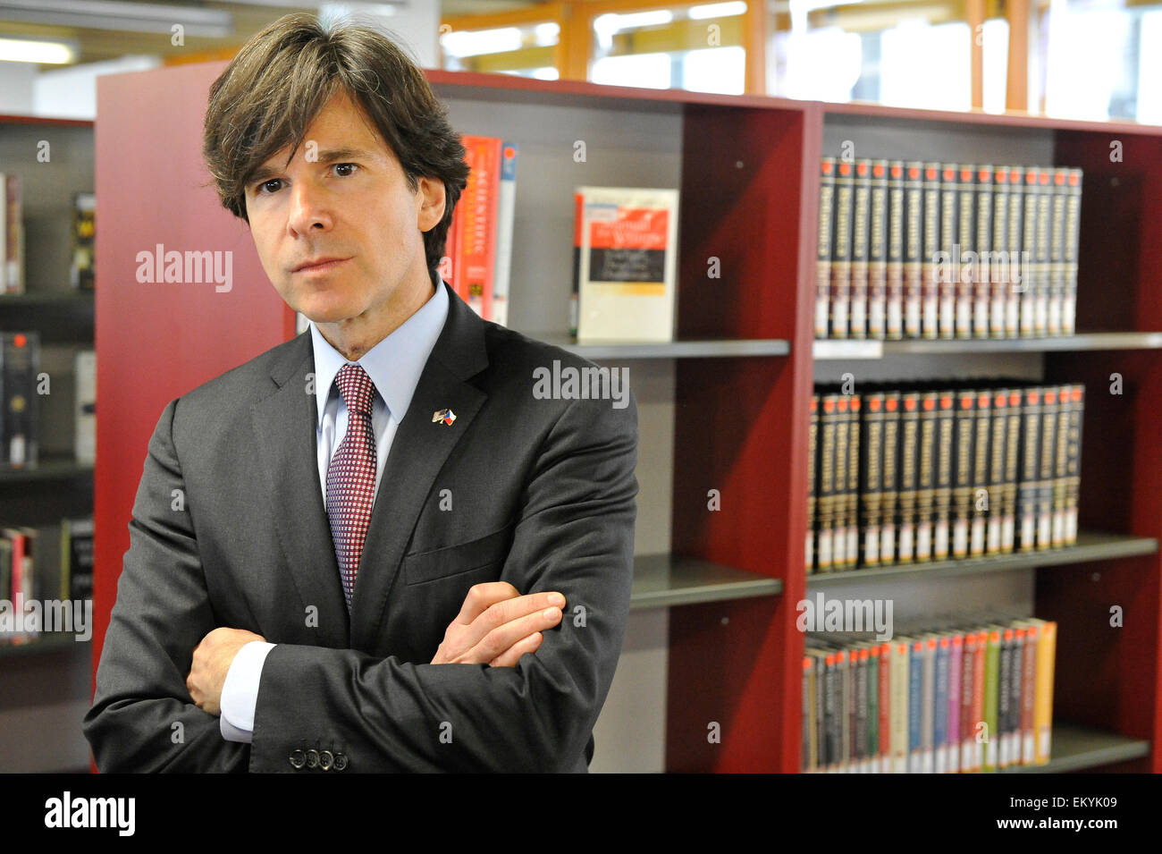 Info USA library, Andrew Schapiro Stock Photo - Alamy