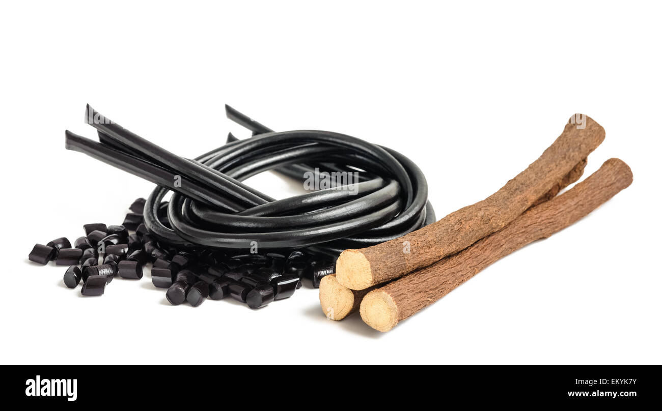 licorice collection isolated on white background Stock Photo - Alamy