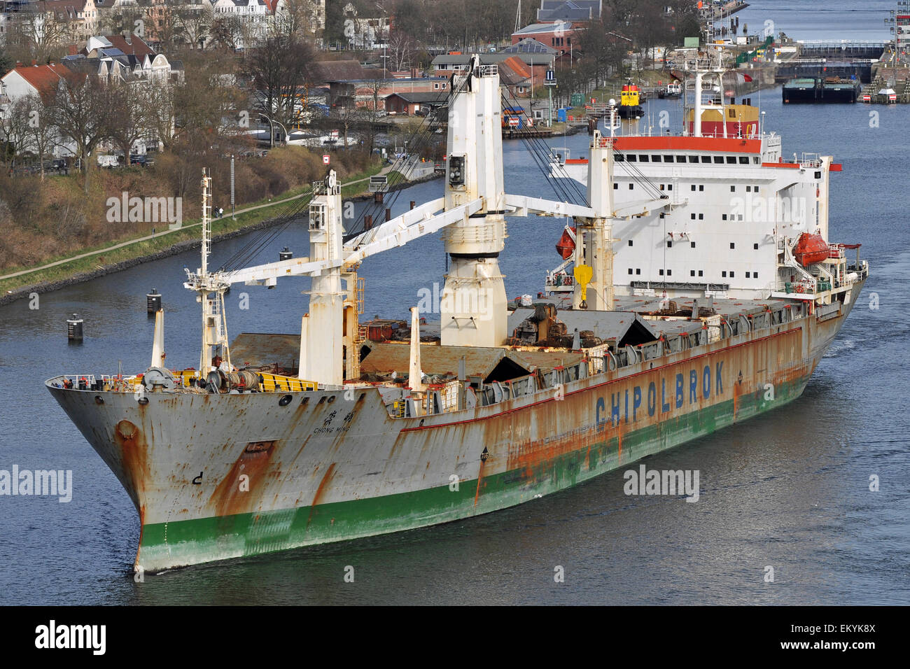 General cargo vessel Chong Ming Stock Photo - Alamy