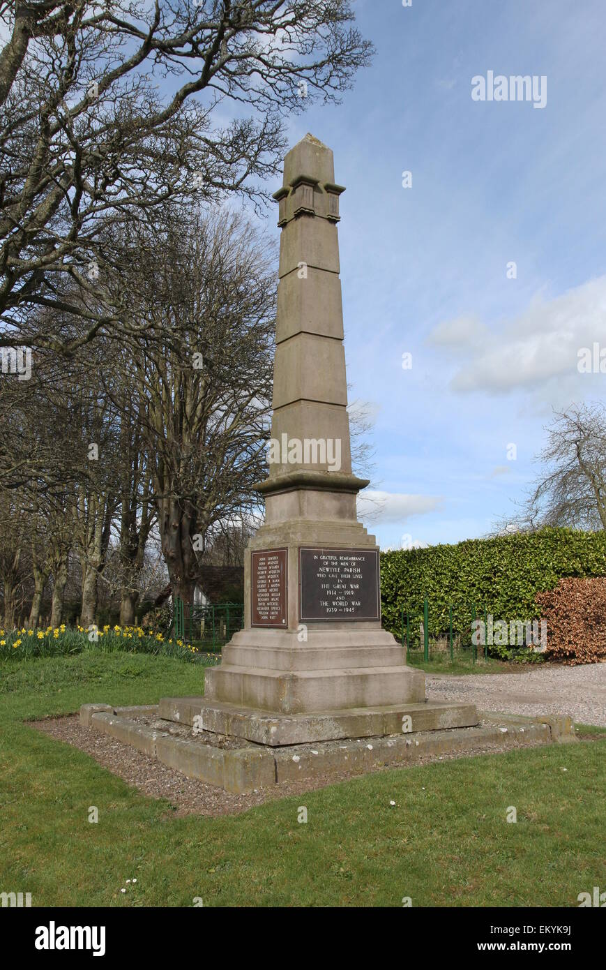 Newtyle war memorial hi-res stock photography and images - Alamy
