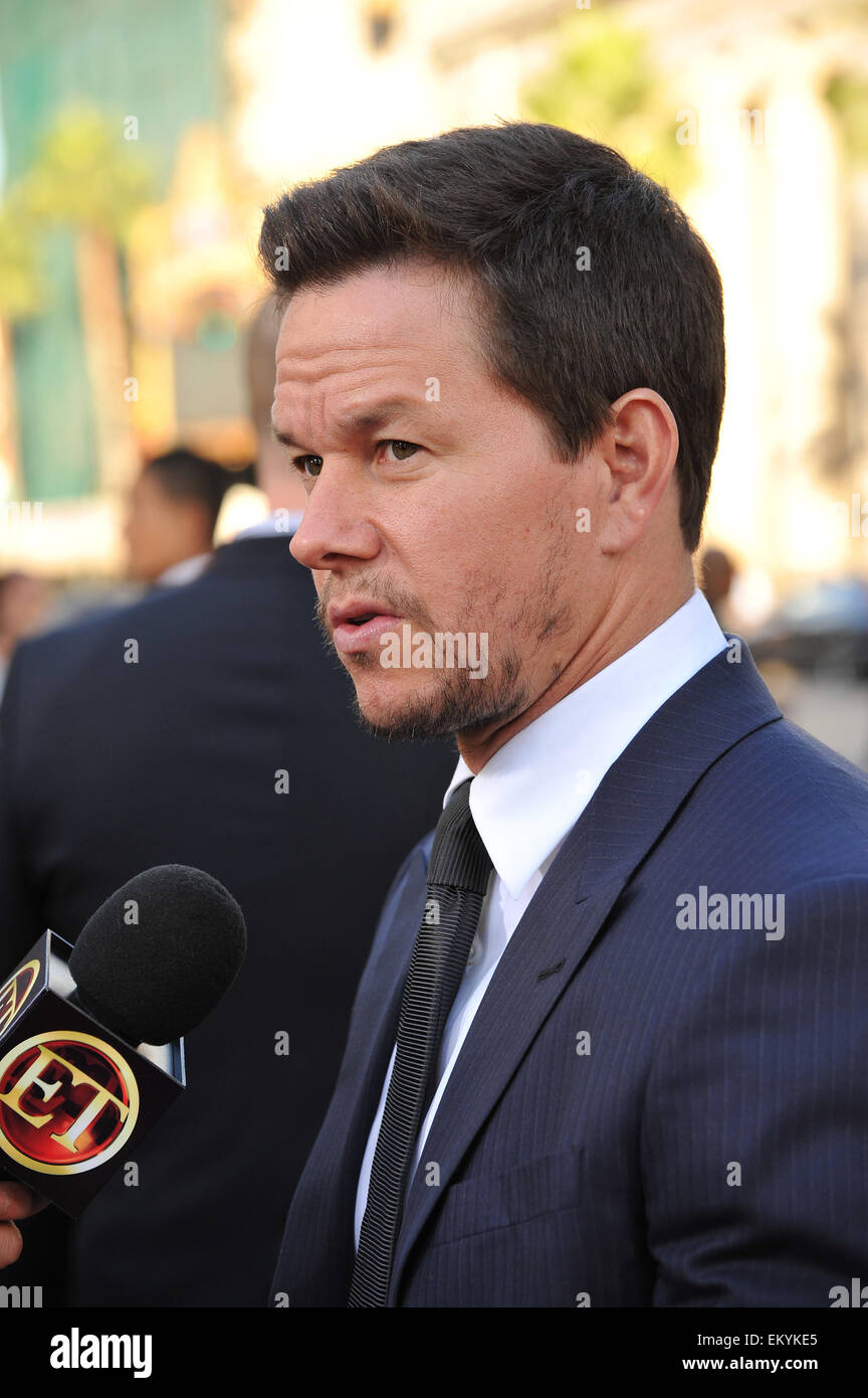 LOS ANGELES, CA - JUNE 22, 2012: Mark Wahlberg at the world premiere of ...