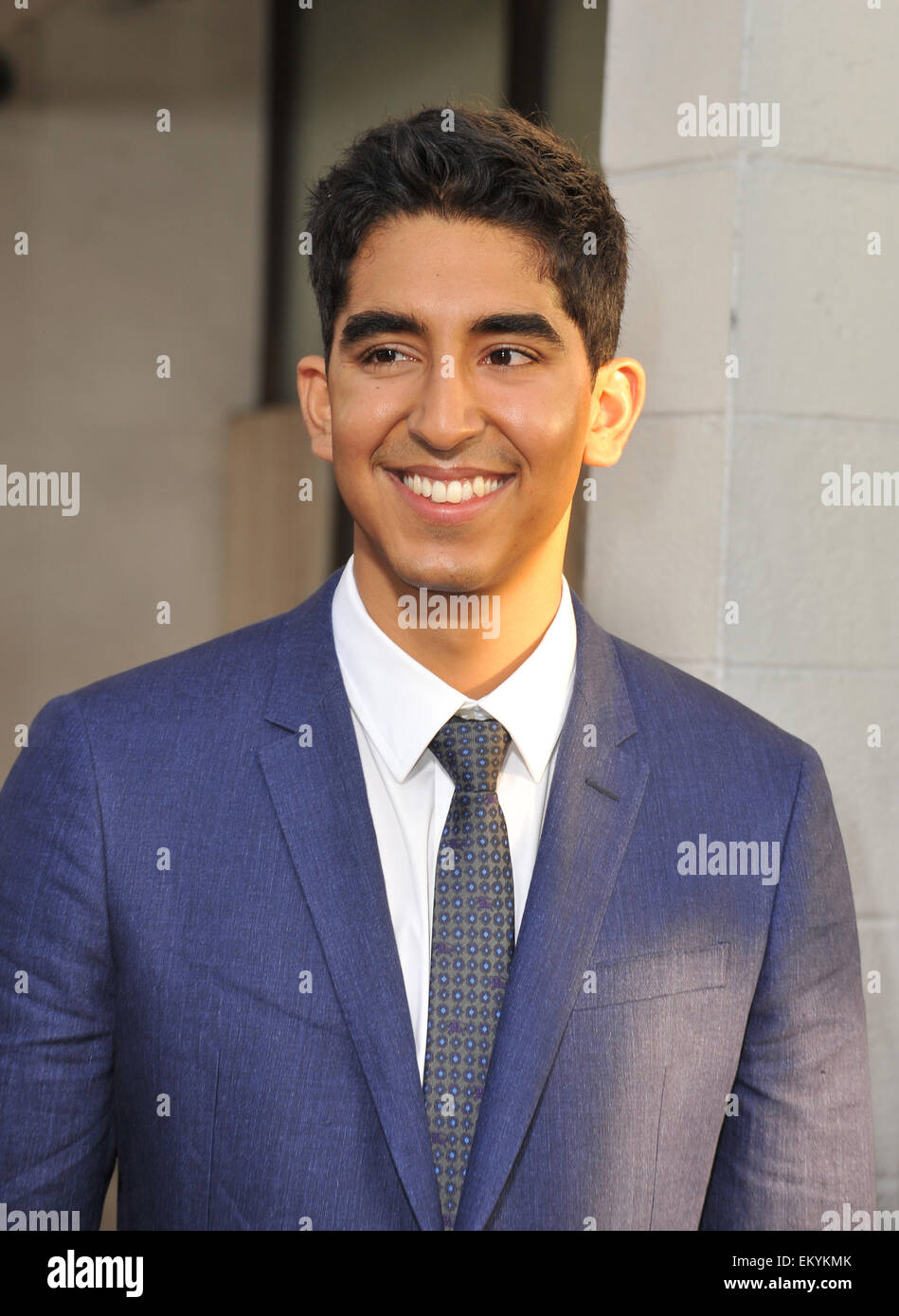 LOS ANGELES, CA - JUNE 21, 2012: Dev Patel at the Los Angeles premiere ...