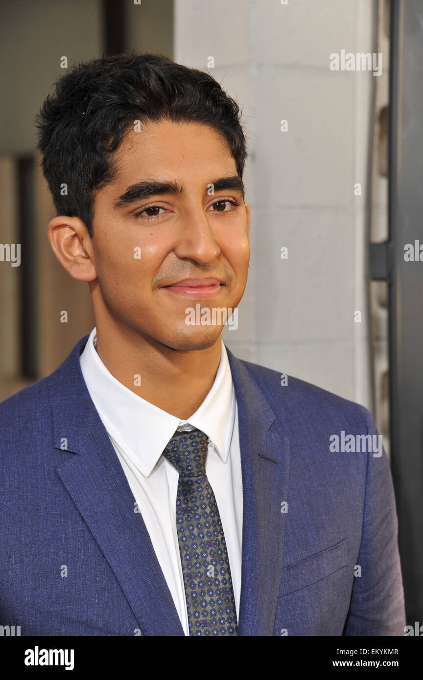 LOS ANGELES, CA - JUNE 21, 2012: Dev Patel at the Los Angeles premiere ...