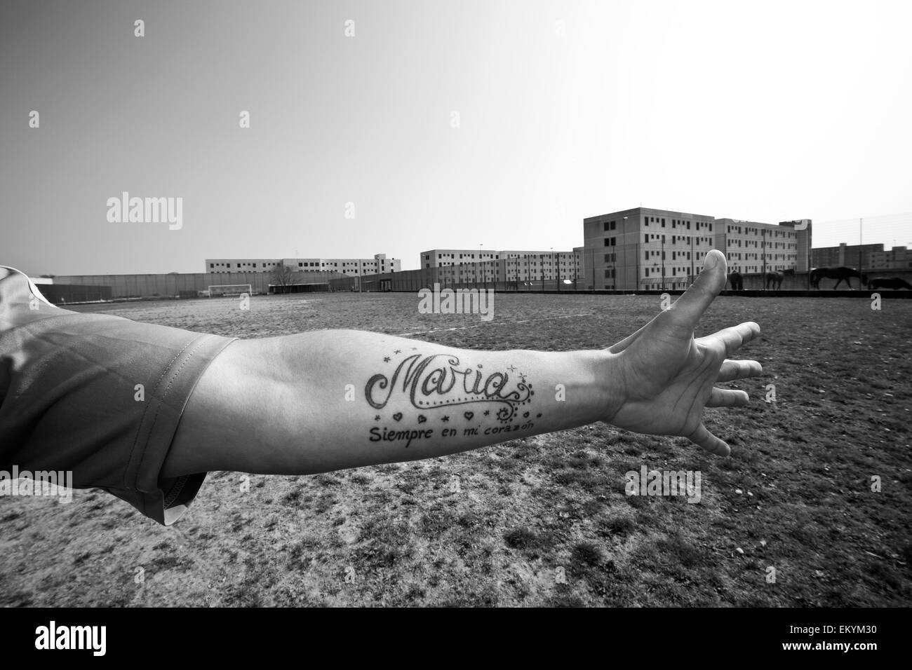 Prison tattoo hi-res stock photography and images - Alamy