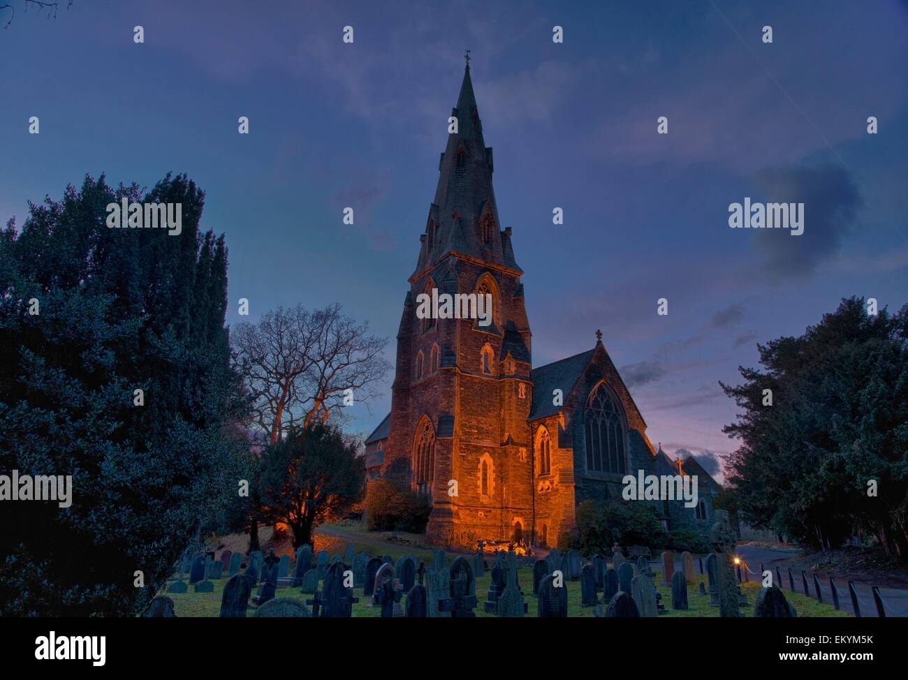 Cumbria ambleside church hi-res stock photography and images - Alamy
