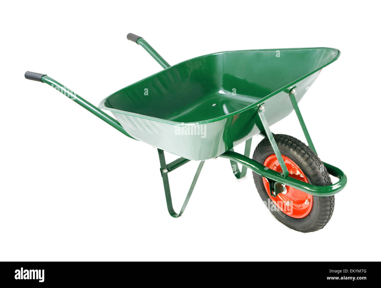 White wheelbarrow hi-res stock photography and images - Alamy