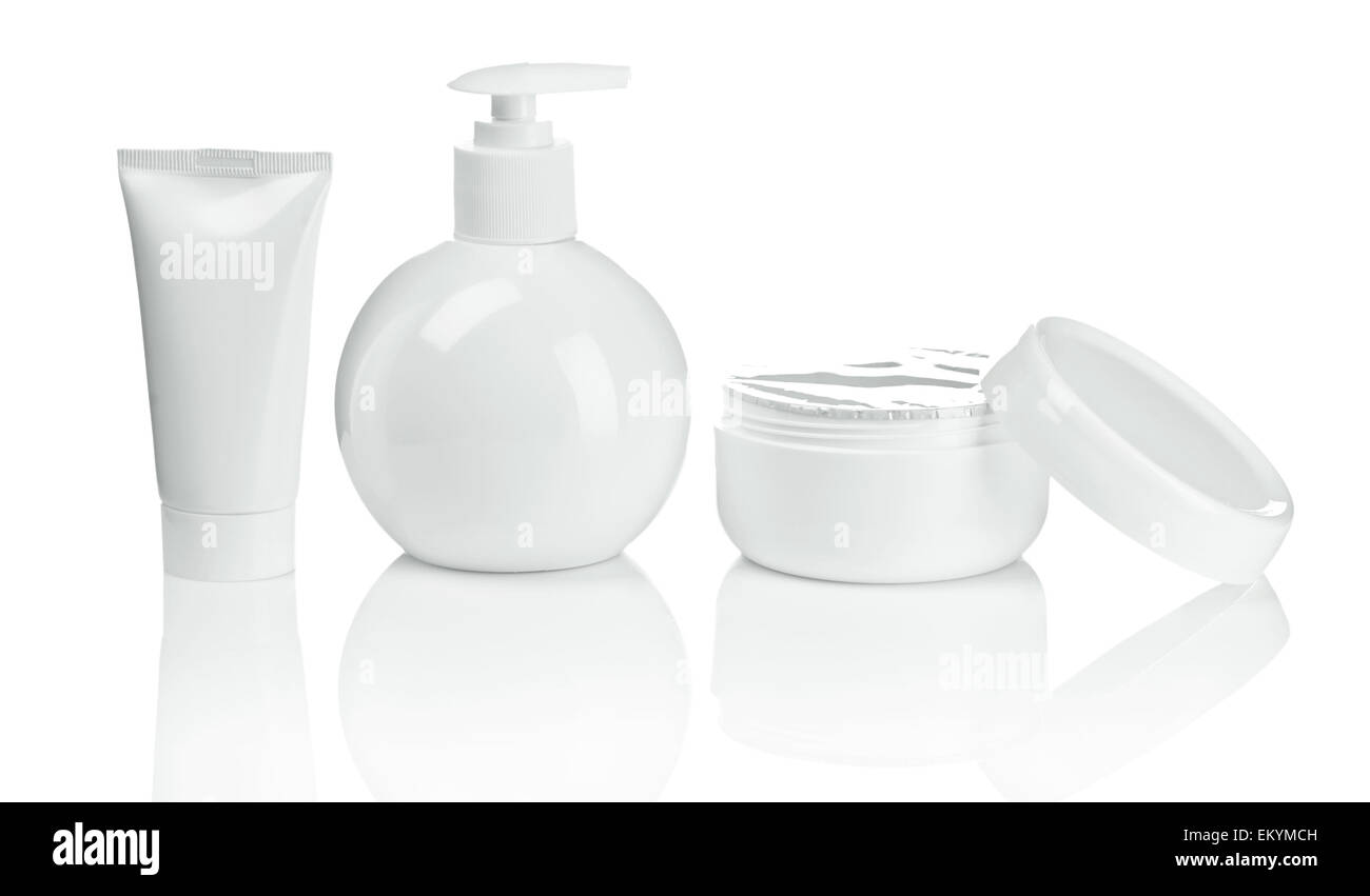 round bottle tube and cream Stock Photo - Alamy