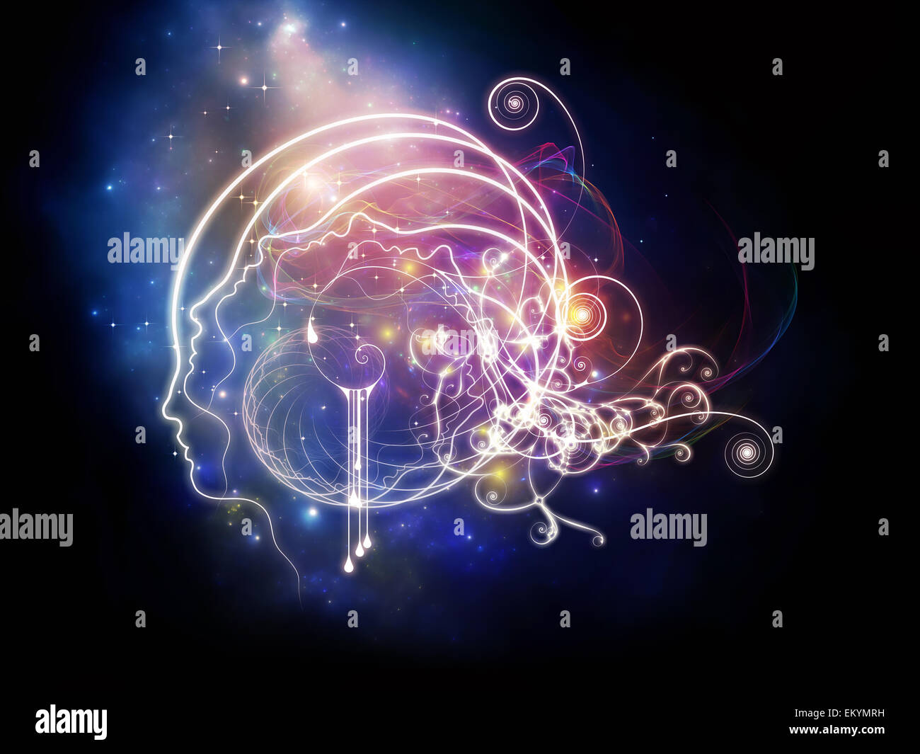 Advance of Inner Thoughts Stock Photo - Alamy