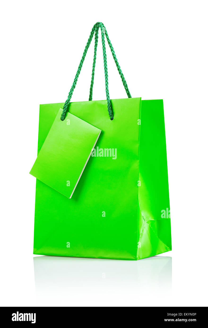 a green paper bag Stock Photo - Alamy
