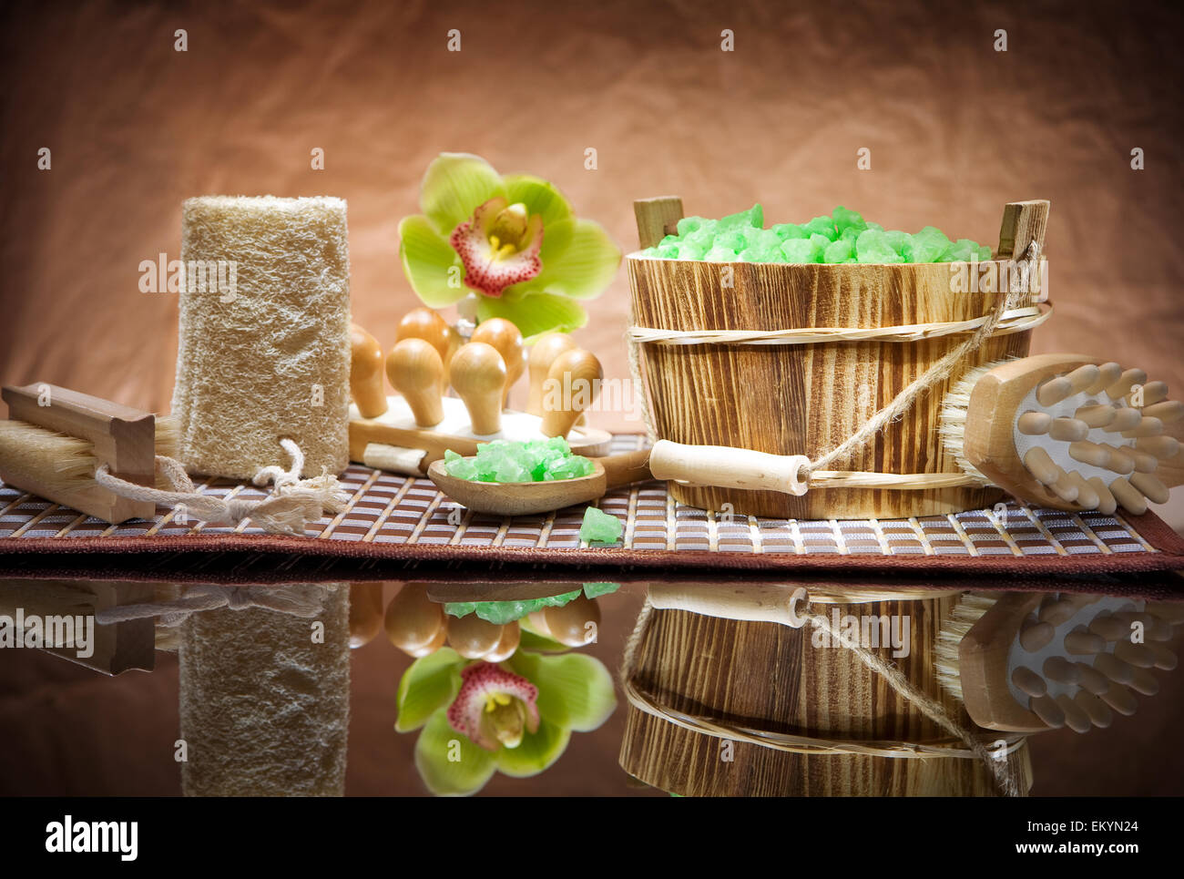 set of sauna accessories Stock Photo - Alamy