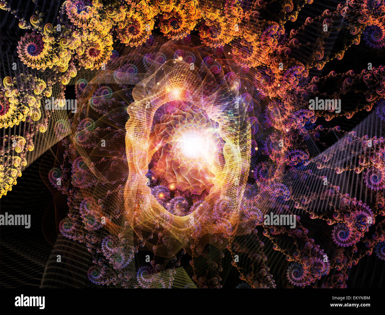 Fractal realms design hi-res stock photography and images - Alamy