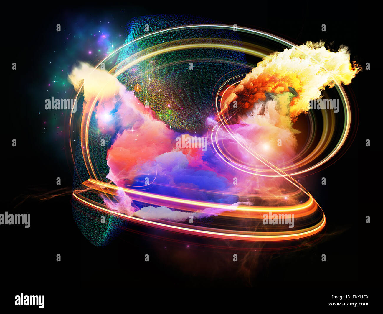 Design Nebulae Burst Stock Photo - Alamy