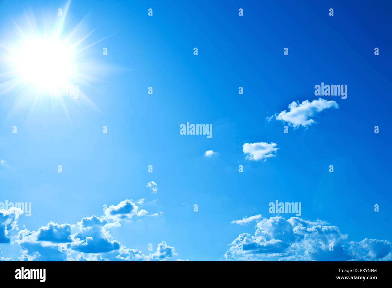 sky with sun Stock Photo - Alamy