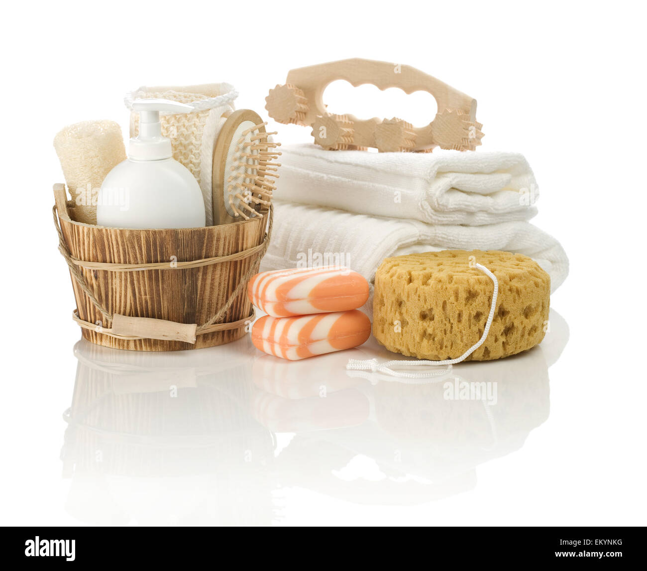 different objects for bathing Stock Photo - Alamy