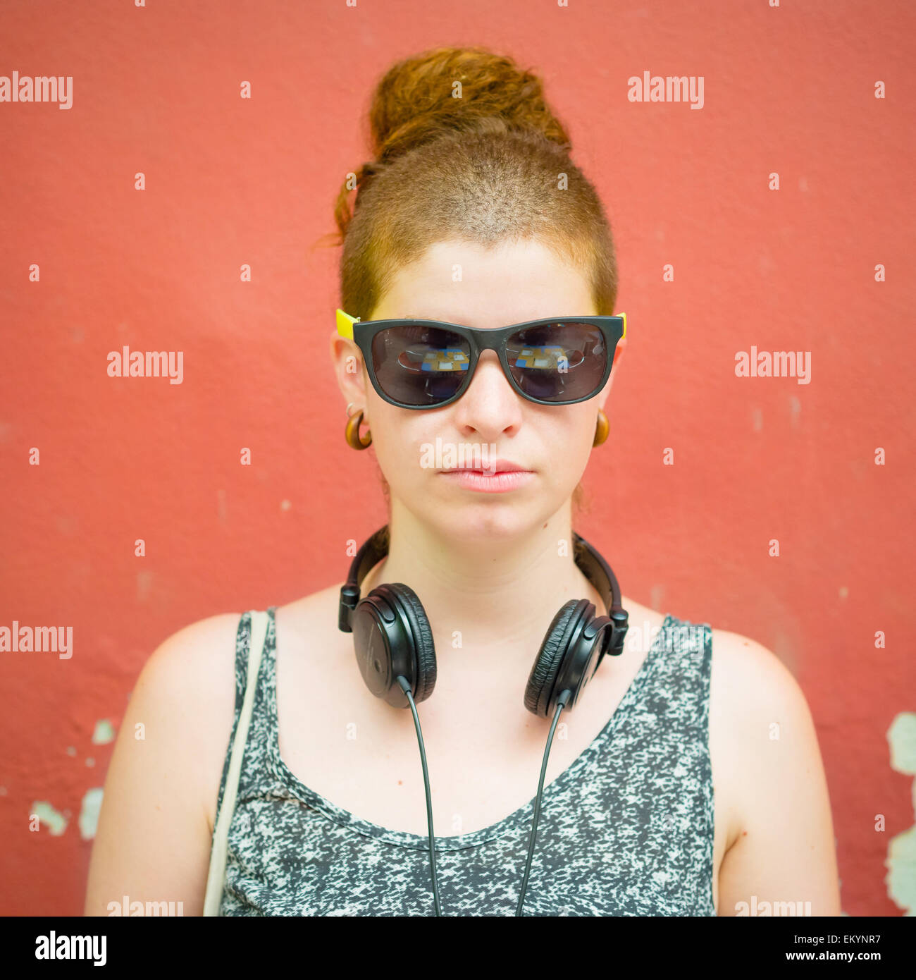 beautiful stylish modern young woman Stock Photo - Alamy