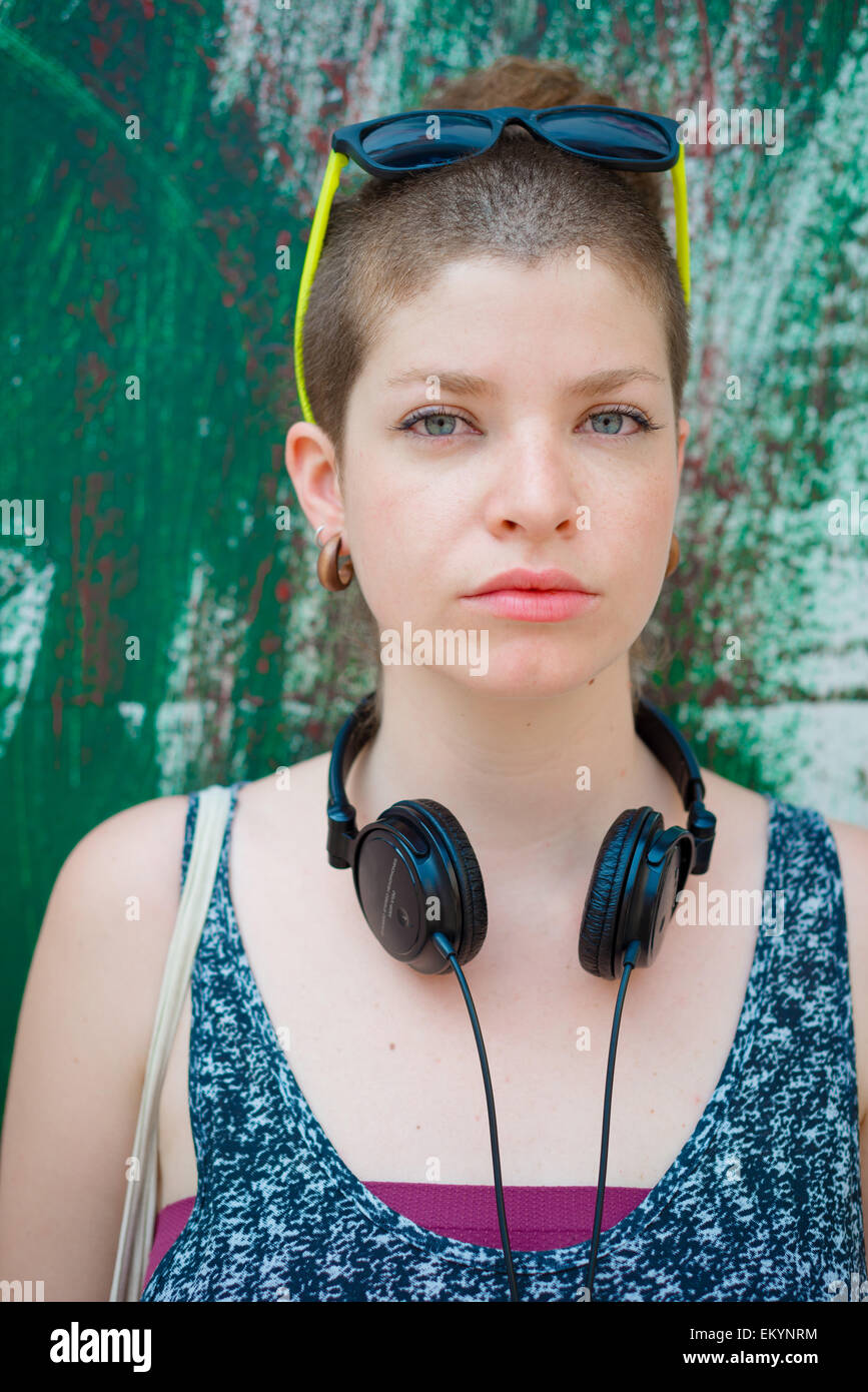 beautiful stylish modern young woman Stock Photo - Alamy