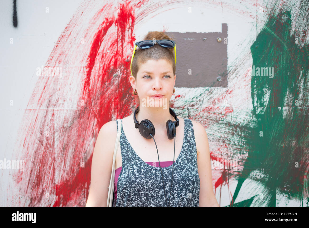 beautiful stylish modern young woman Stock Photo - Alamy