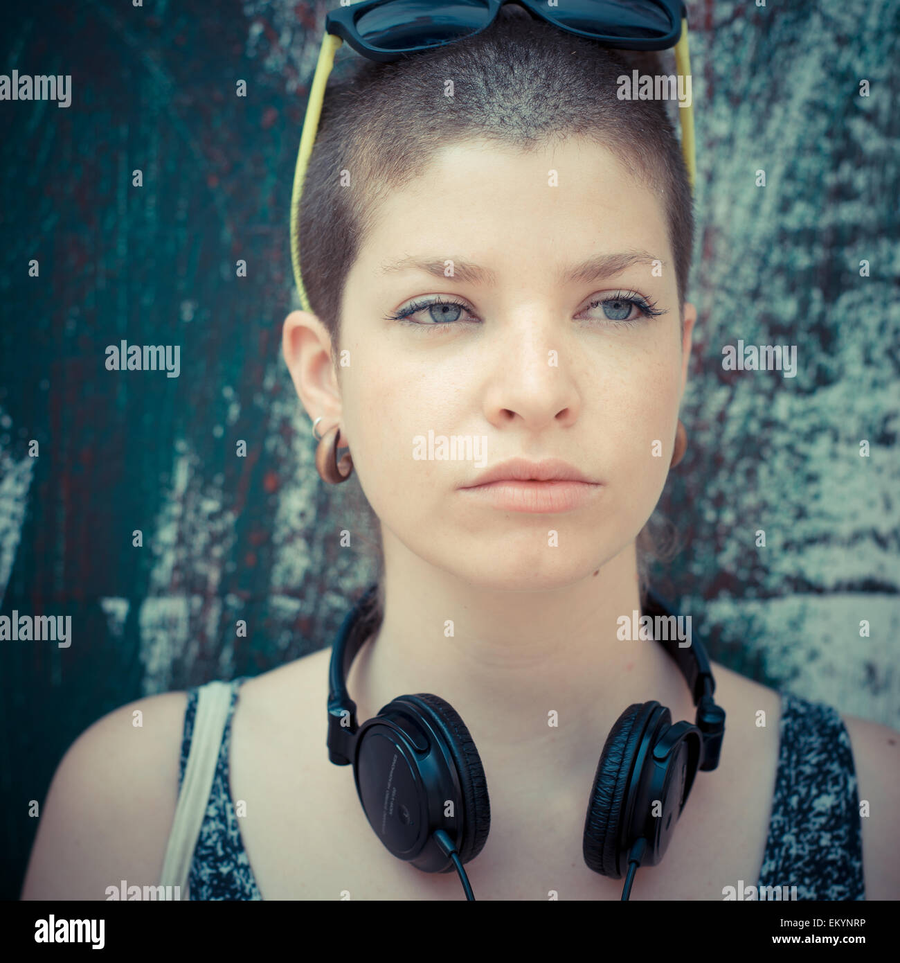 beautiful stylish modern young woman Stock Photo - Alamy
