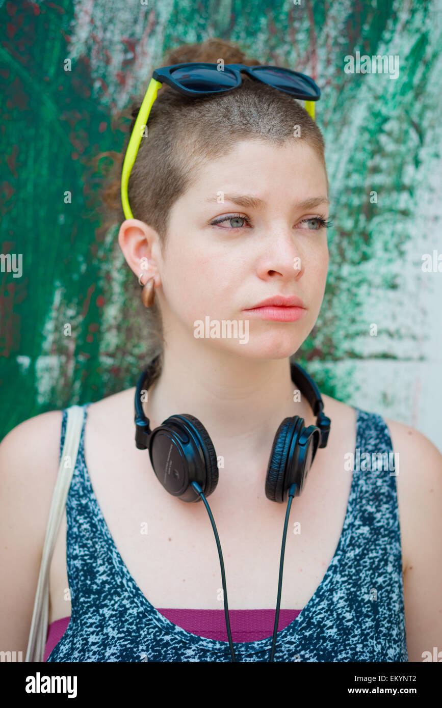 beautiful stylish modern young woman Stock Photo - Alamy