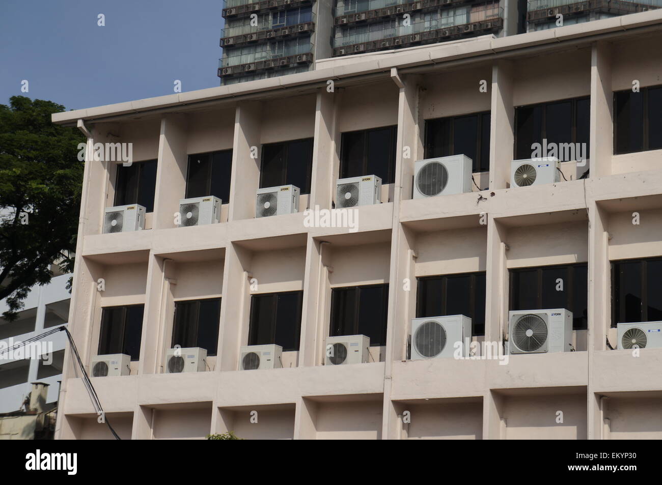 air conditioner fan units Stock Photo - Alamy