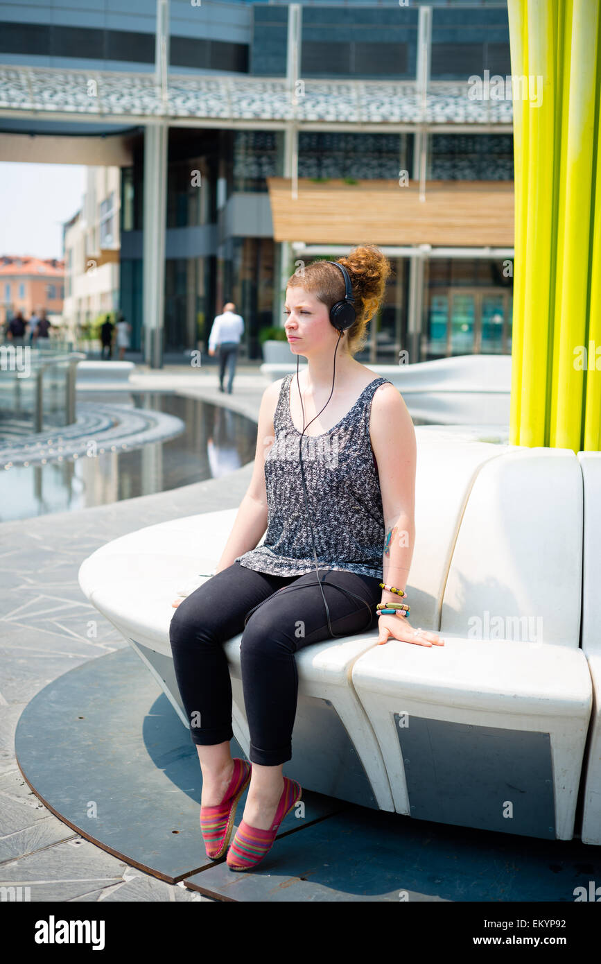 beautiful stylish modern young woman Stock Photo - Alamy