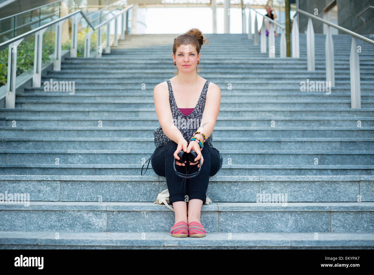 beautiful stylish modern young woman Stock Photo - Alamy