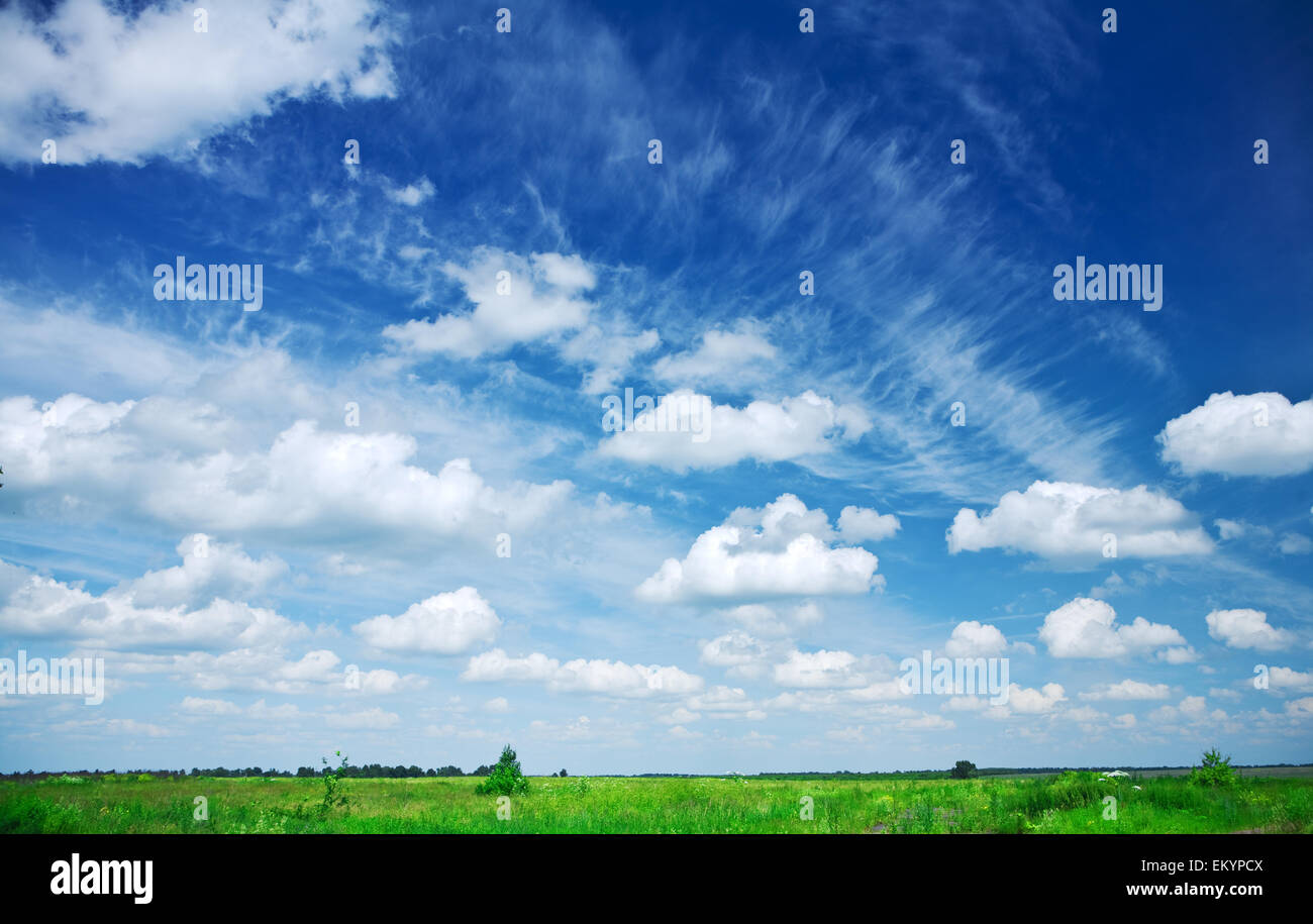 field and sky Stock Photo - Alamy