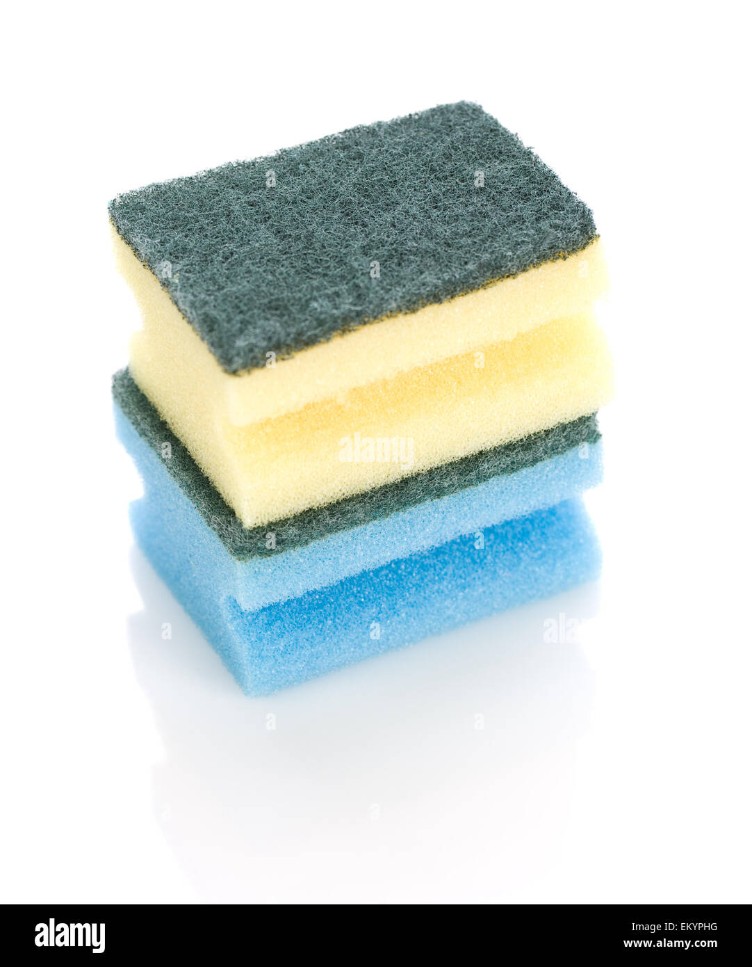 Household sponges Cut Out Stock Images & Pictures - Alamy