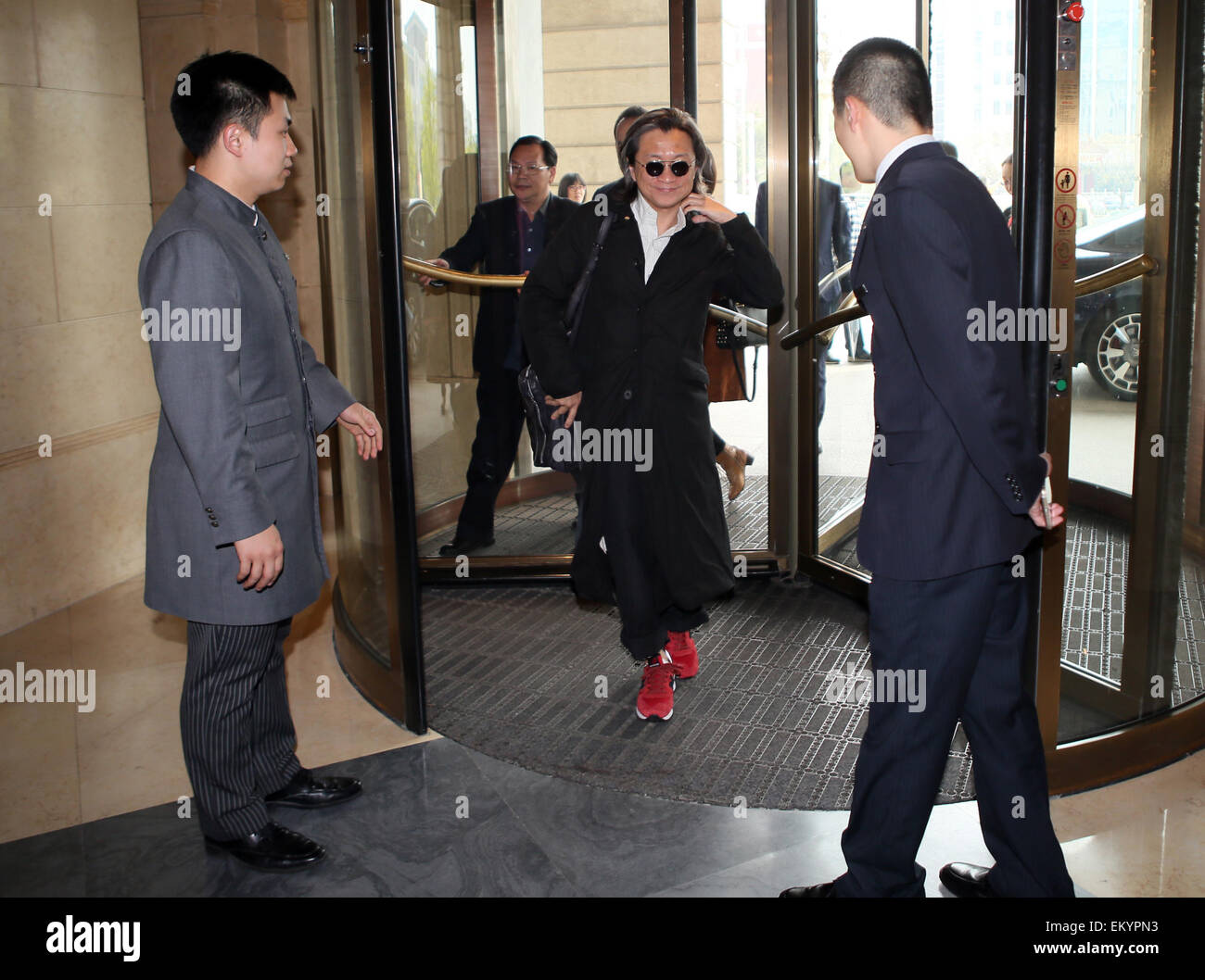 Beijing, China. 15th Apr, 2015. Jury of the 5th Beijing International ...