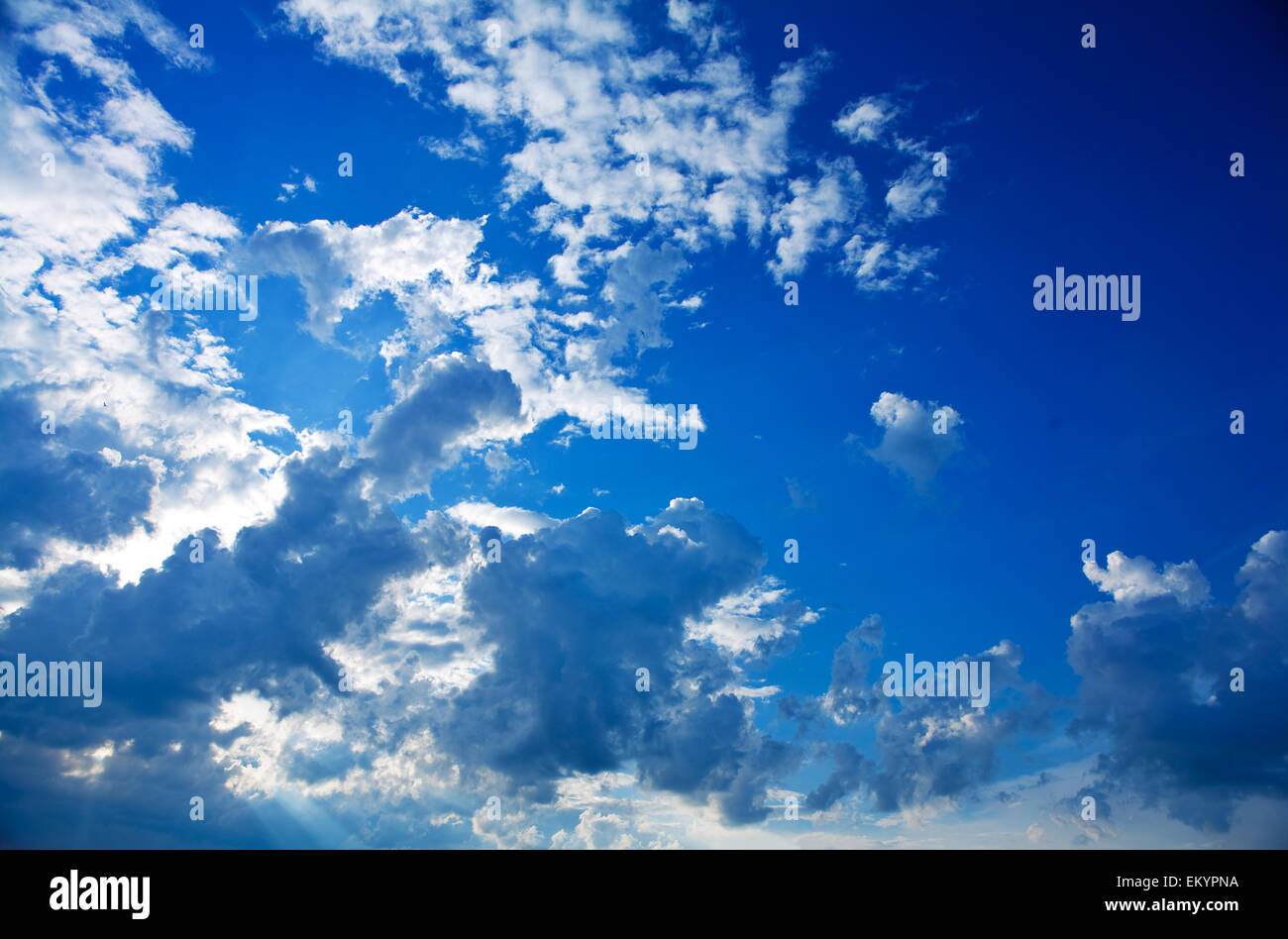 blue cloudy sky Stock Photo - Alamy